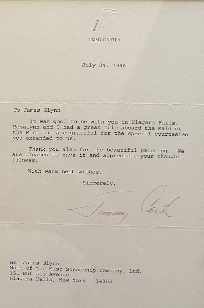 Jimmy Carter’s memorable Maid of the Mist visit – Maid Of The Mist